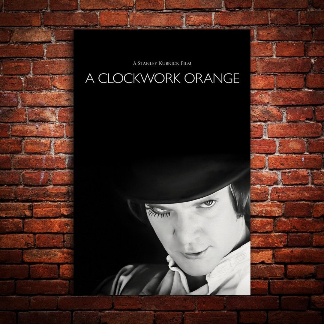 A Clockwork Orange (1971) - Minimalist Print, Kubrick, Cult Classic ...