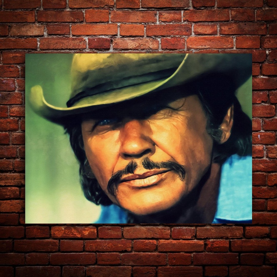 Charles Bronson Movie Legend Classic Movie Iconic Actor Painted