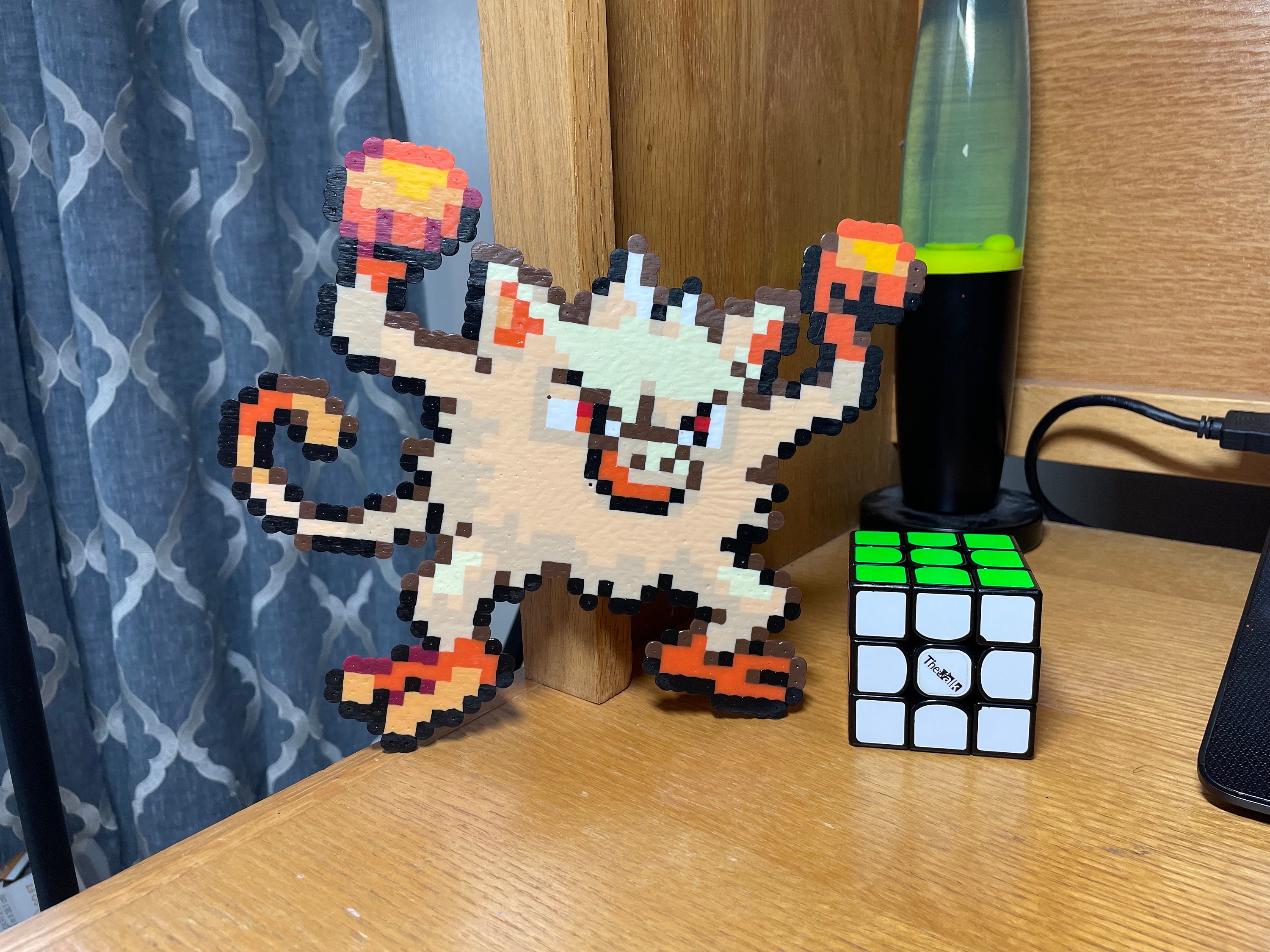 Mankey Perler Sprite - Etsy