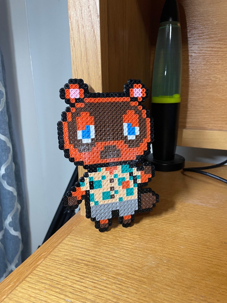 Tom Nook Perler Sprite! - Etsy