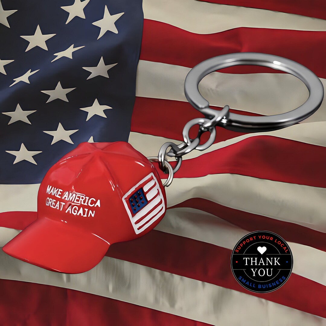 Make America Great Again Hat Keychain MAGA Hat, MAGA Keychain, Make ...