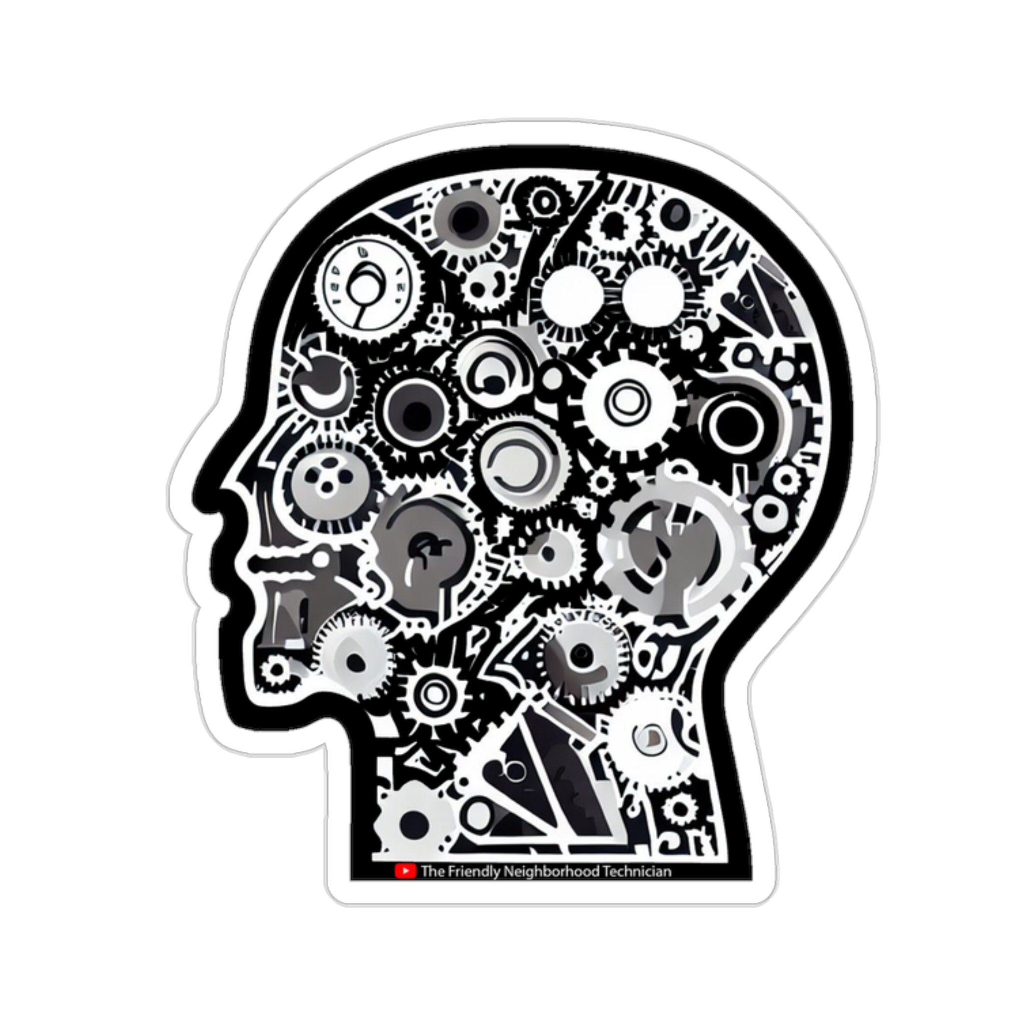 Gearhead FNT 2"x2" Sticker - Etsy