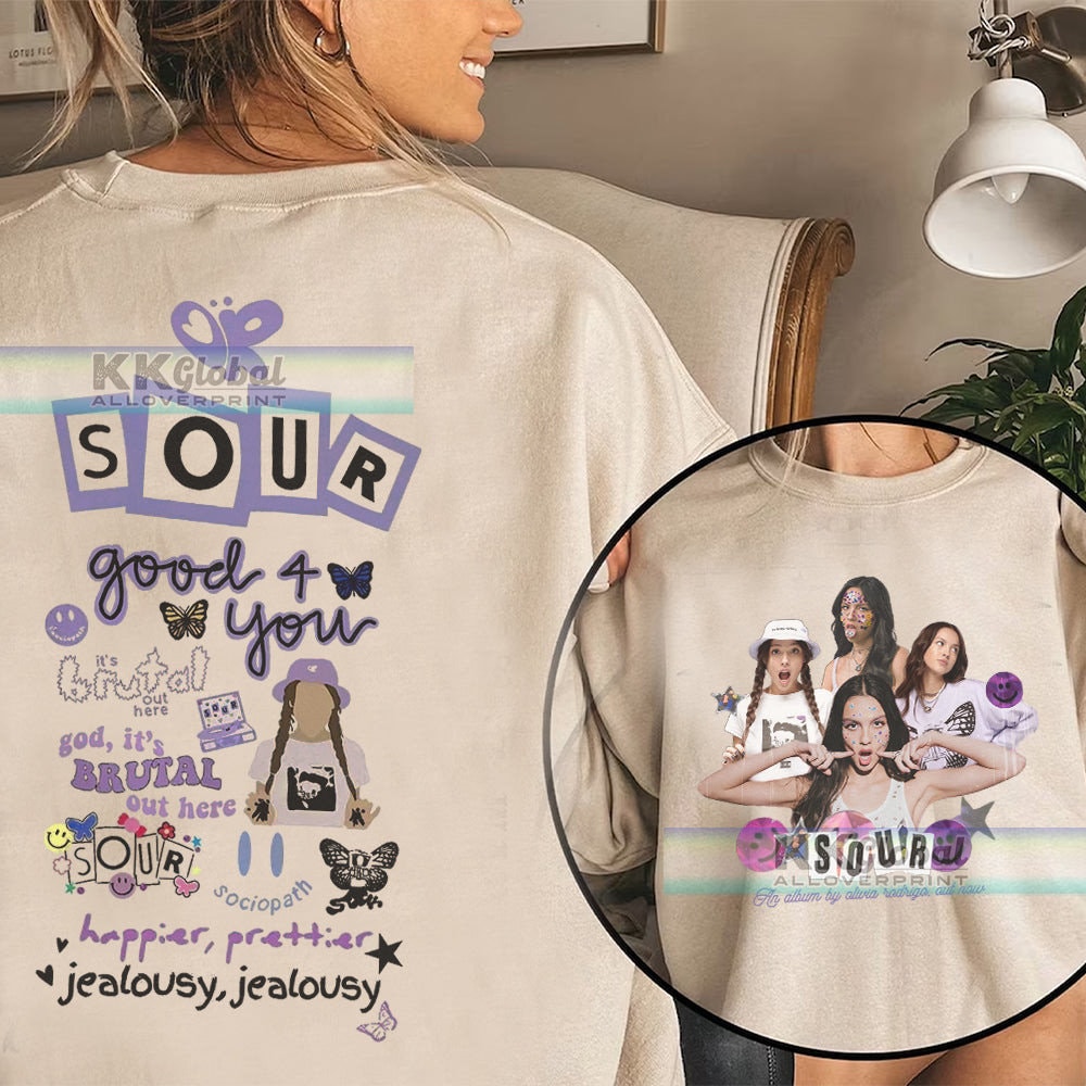 Olivia Rodrigo Sour Shirt, Exclusive Olivia Rodrigo Sour Designed ...