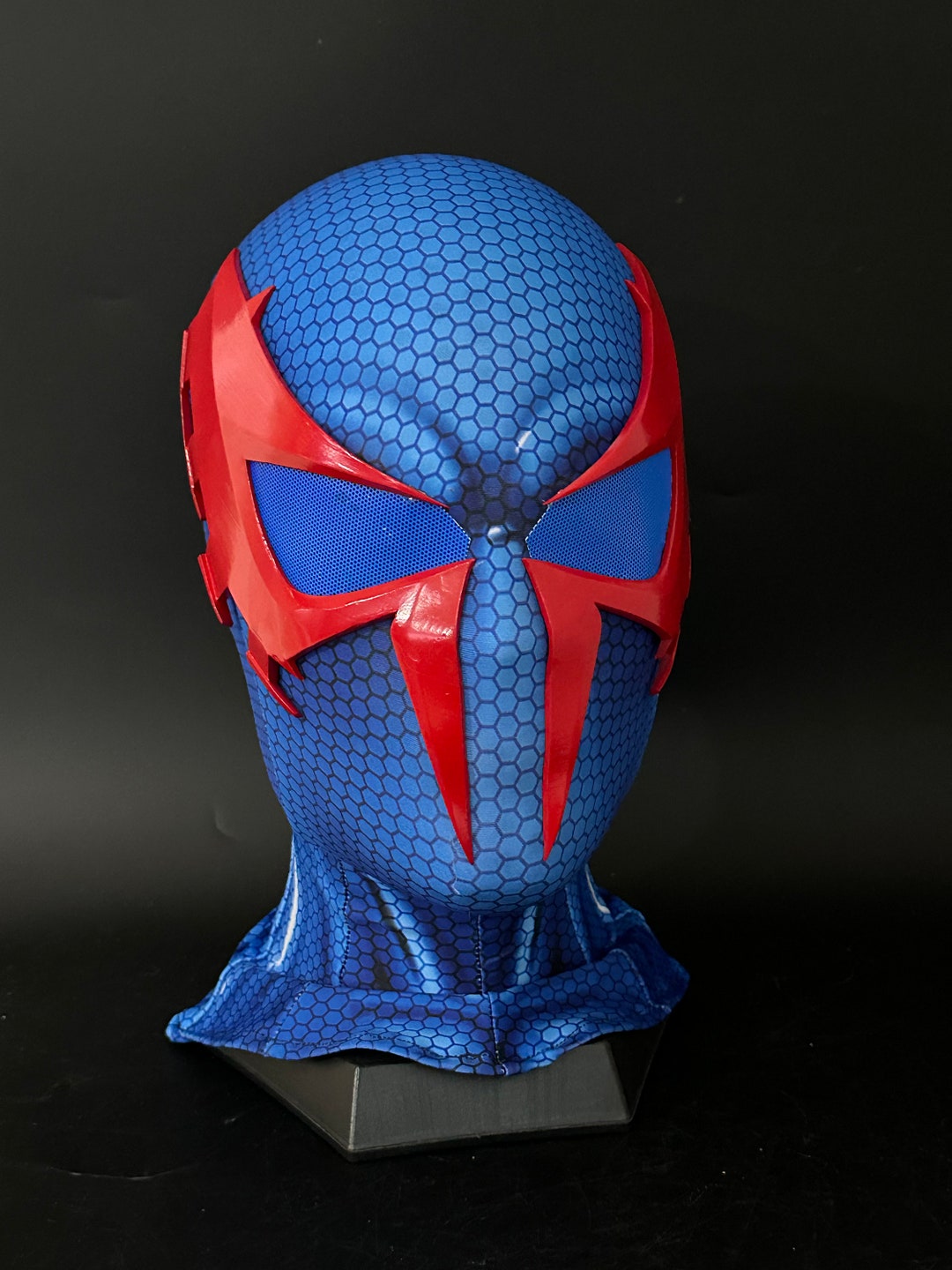 Spiderman 2099 Mask Adults With Faceshell and Magnetic Lenses - Etsy