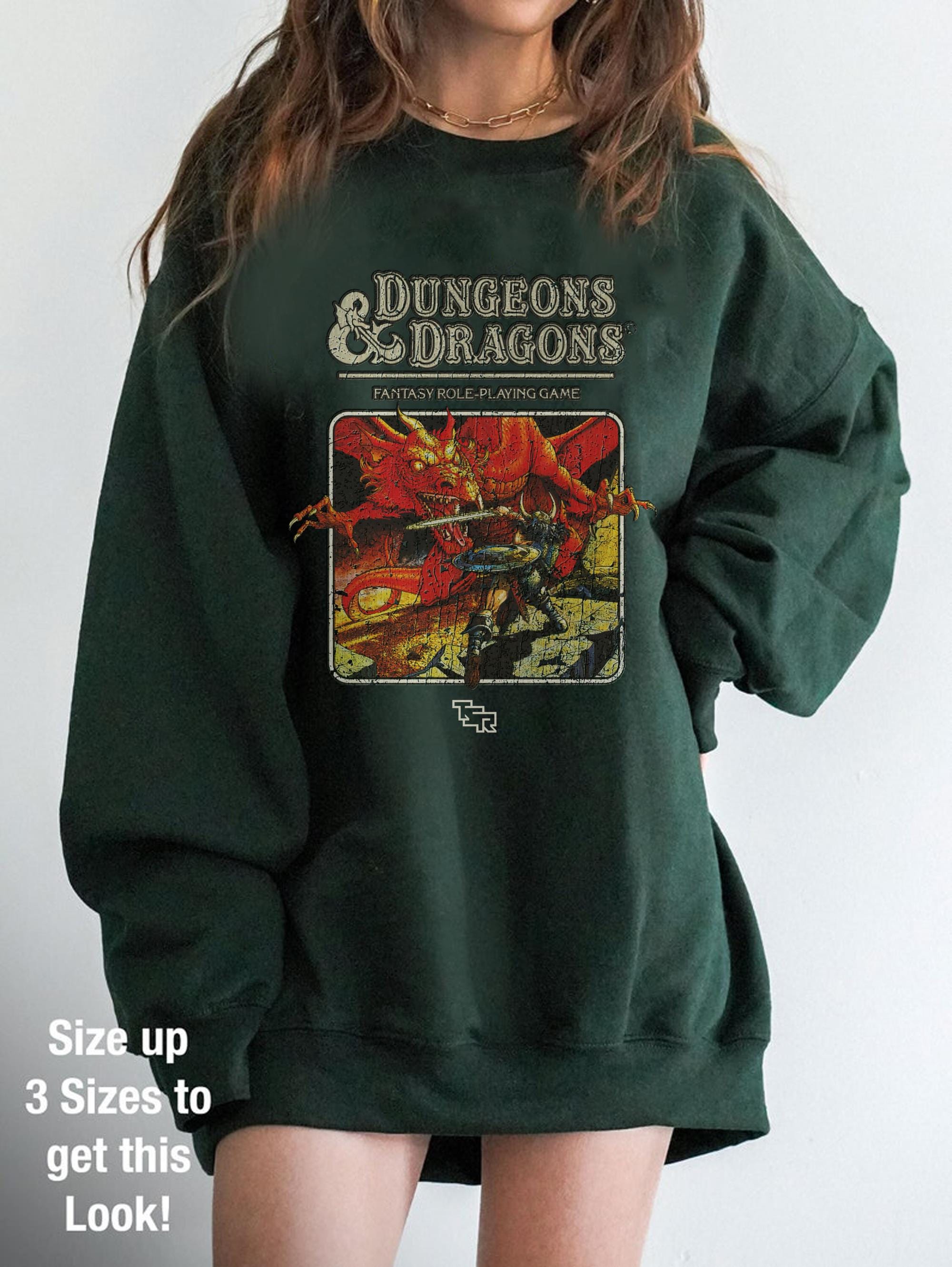 Dungeons & Dragons 1974 Dnd Retro Tshirt, Dungeons Inspired Sweatshirt ...