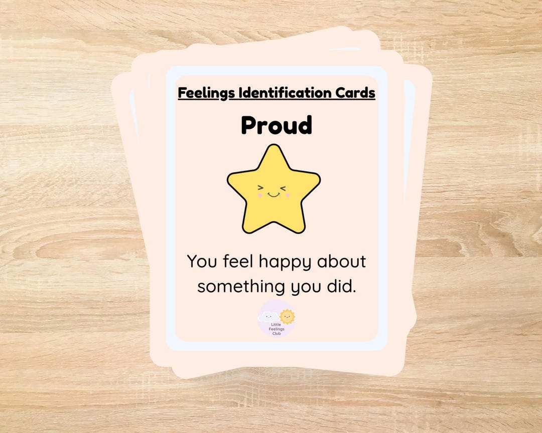 Feelings Identification Cards – Set Two | Expanded Emotions | Emotional ...