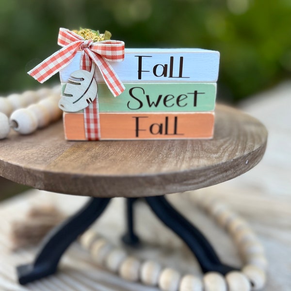 Fall Book Stacks - Etsy