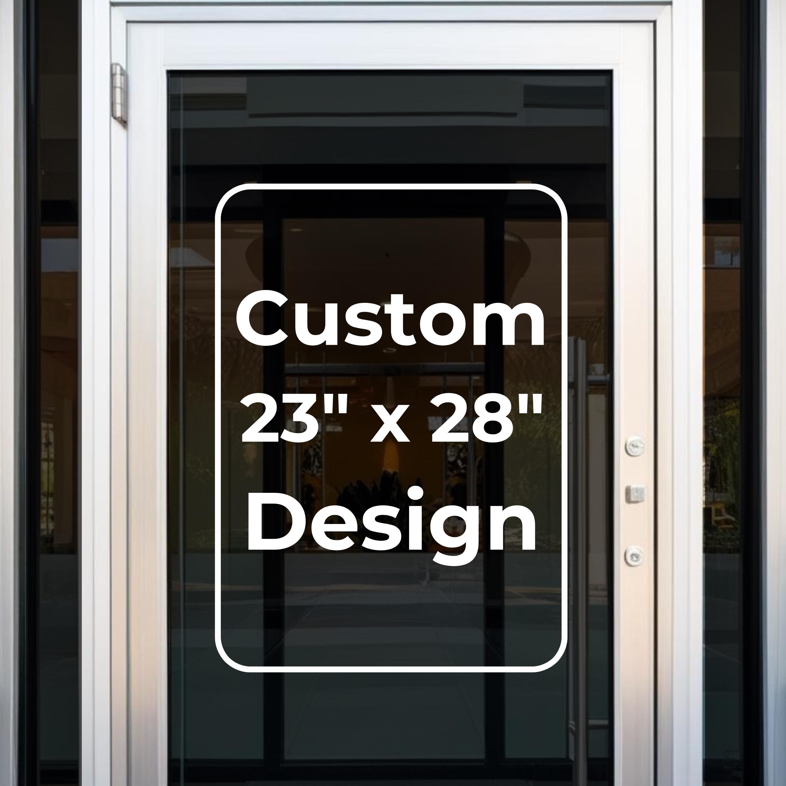 Business Hours Sign - Custom Vinyl Decal for Windows and Doors ...