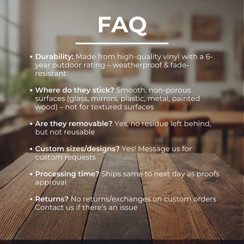 Business Hours Sign - Custom Vinyl Decal for Windows and Doors ...