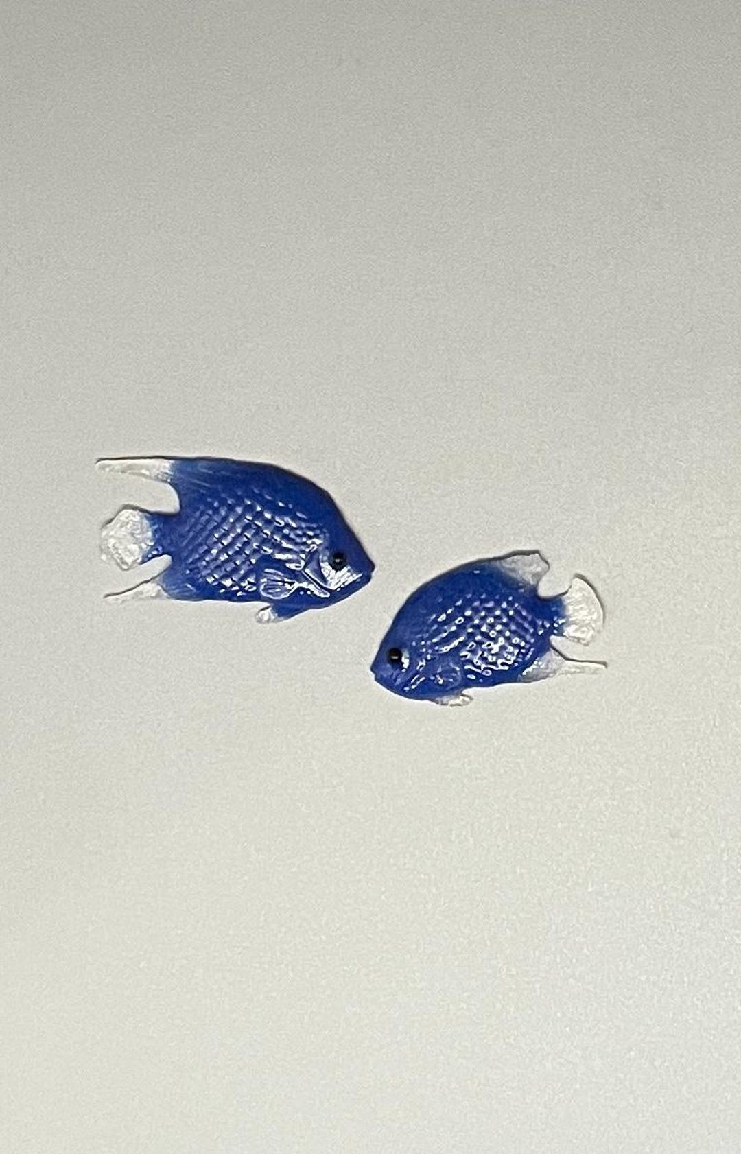 Fused Glass Dark Blue Fish, , Set of 2, Coe 90 - Etsy