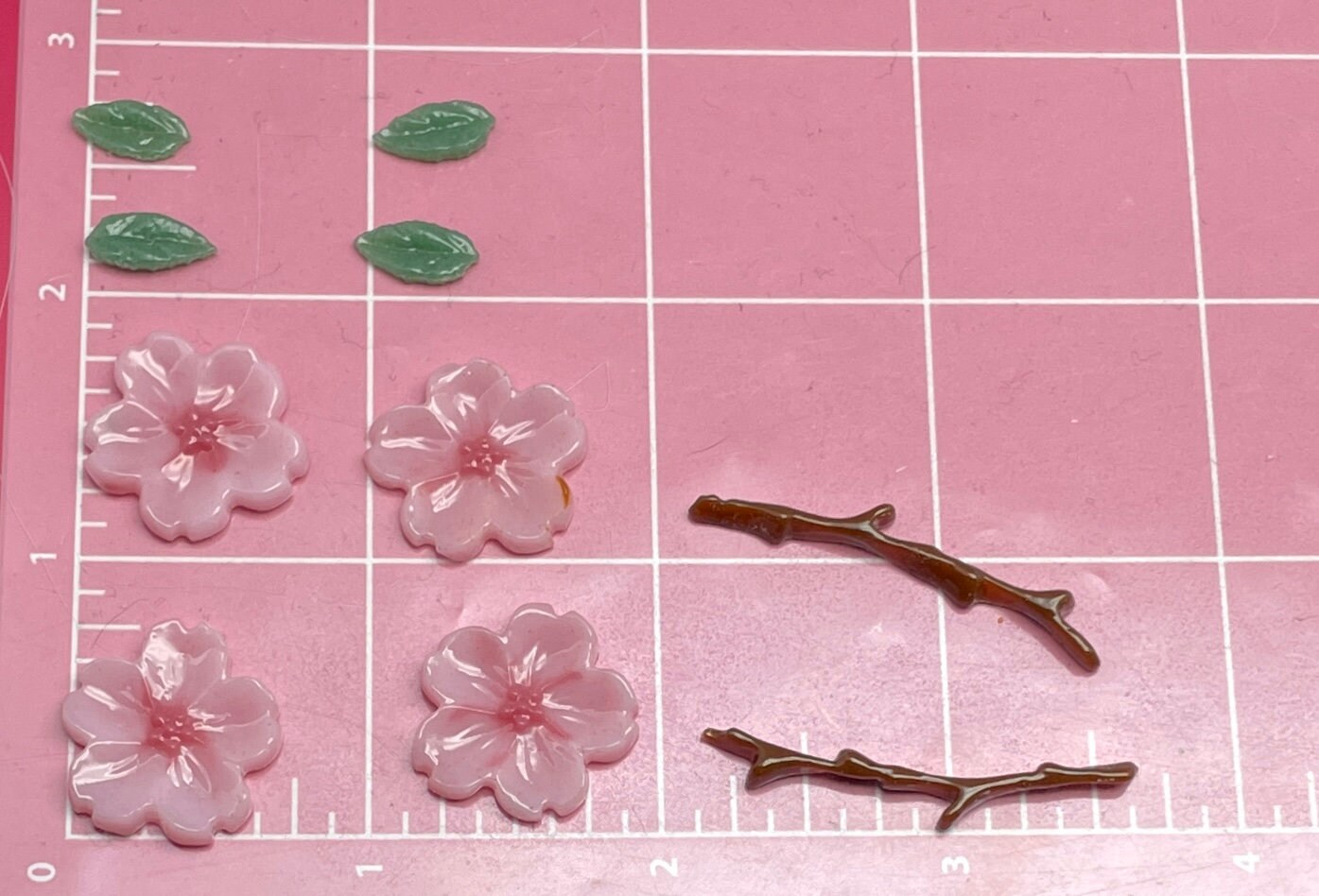 Fused Glass Cherry Blossoms With Leaves and Branches, Coe 90 - Etsy