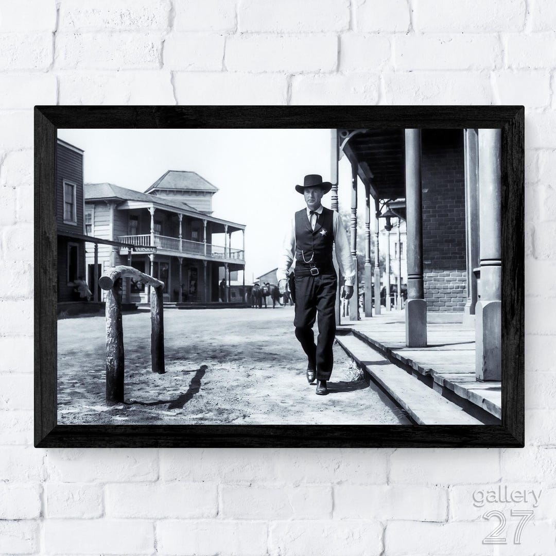 Gary Cooper in High Noon 1952, Movie Legend, Iconic Actor, Classic Film ...