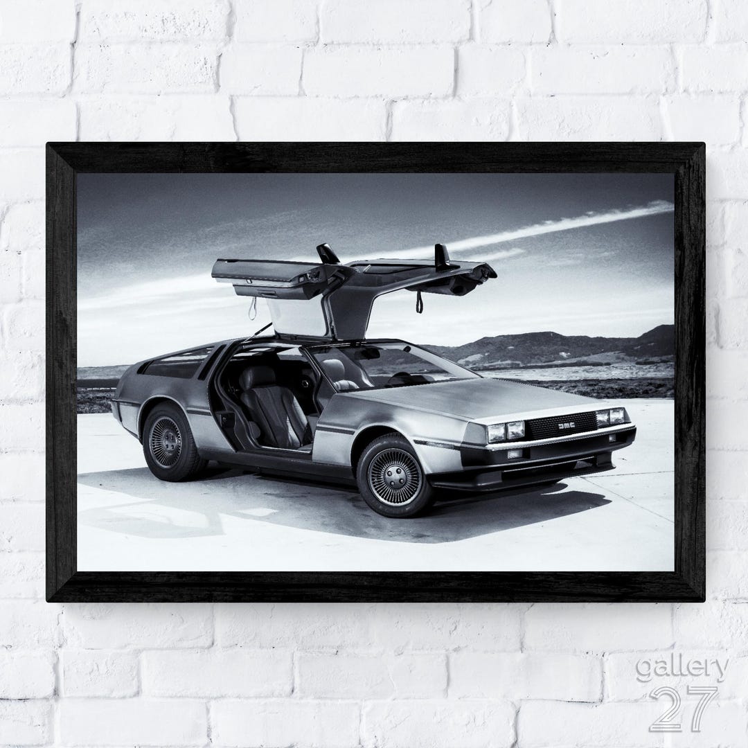 DMC Delorean Classic, Sports Car, Historic Automobile, Automotive Art ...