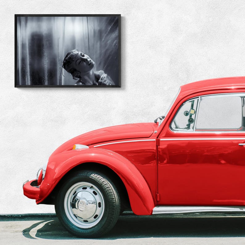 Psycho 1960 - Shower Scene, Alfred Hitchcock, Classic Horror Movie ...