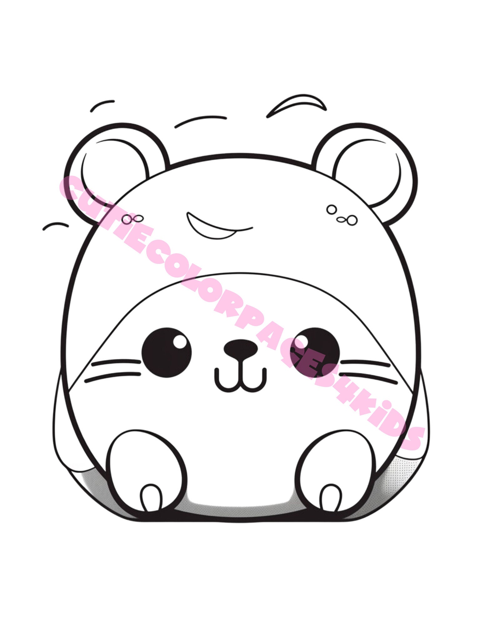 50 SQUISHYMALLOW Coloring Pages - Etsy