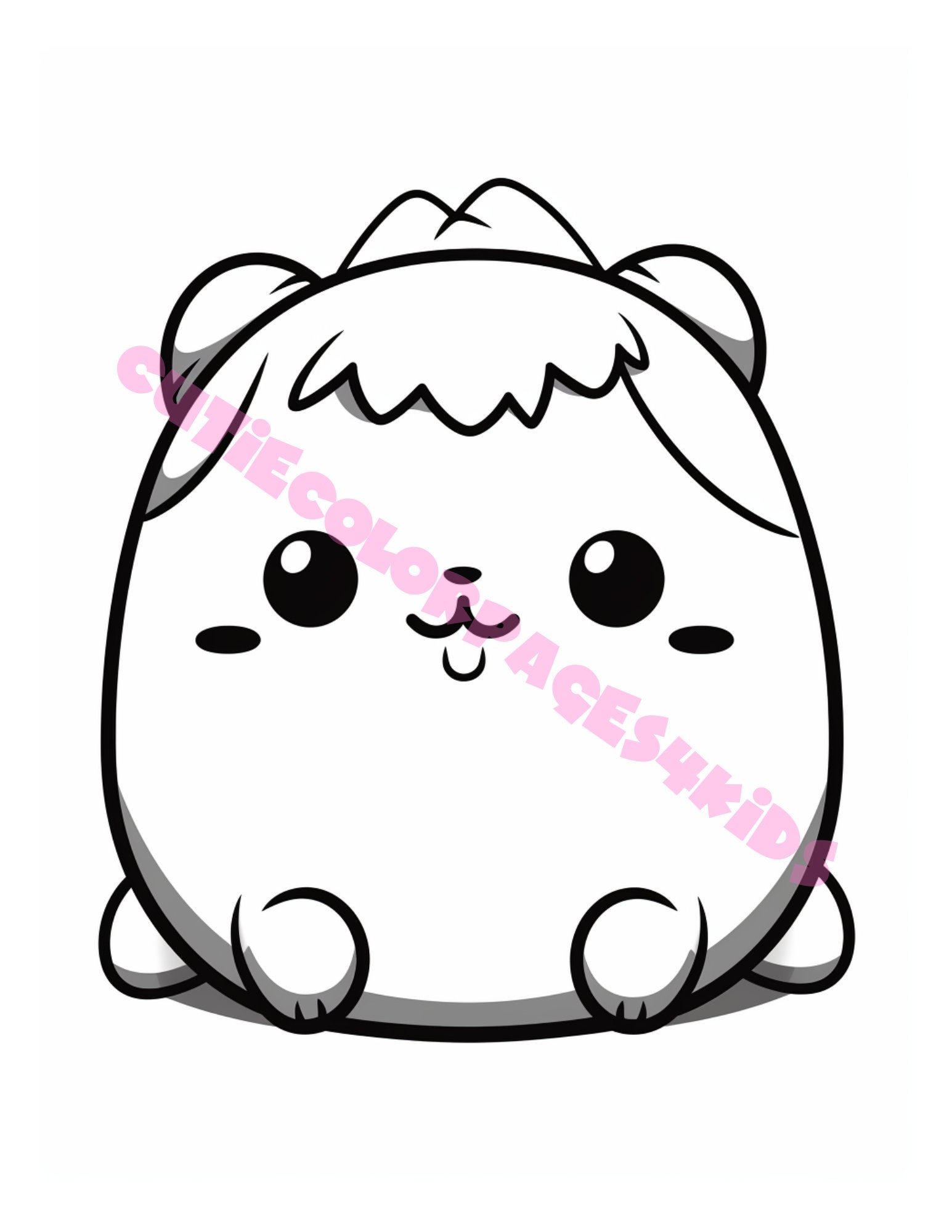 50 SQUISHYMALLOW Coloring Pages - Etsy