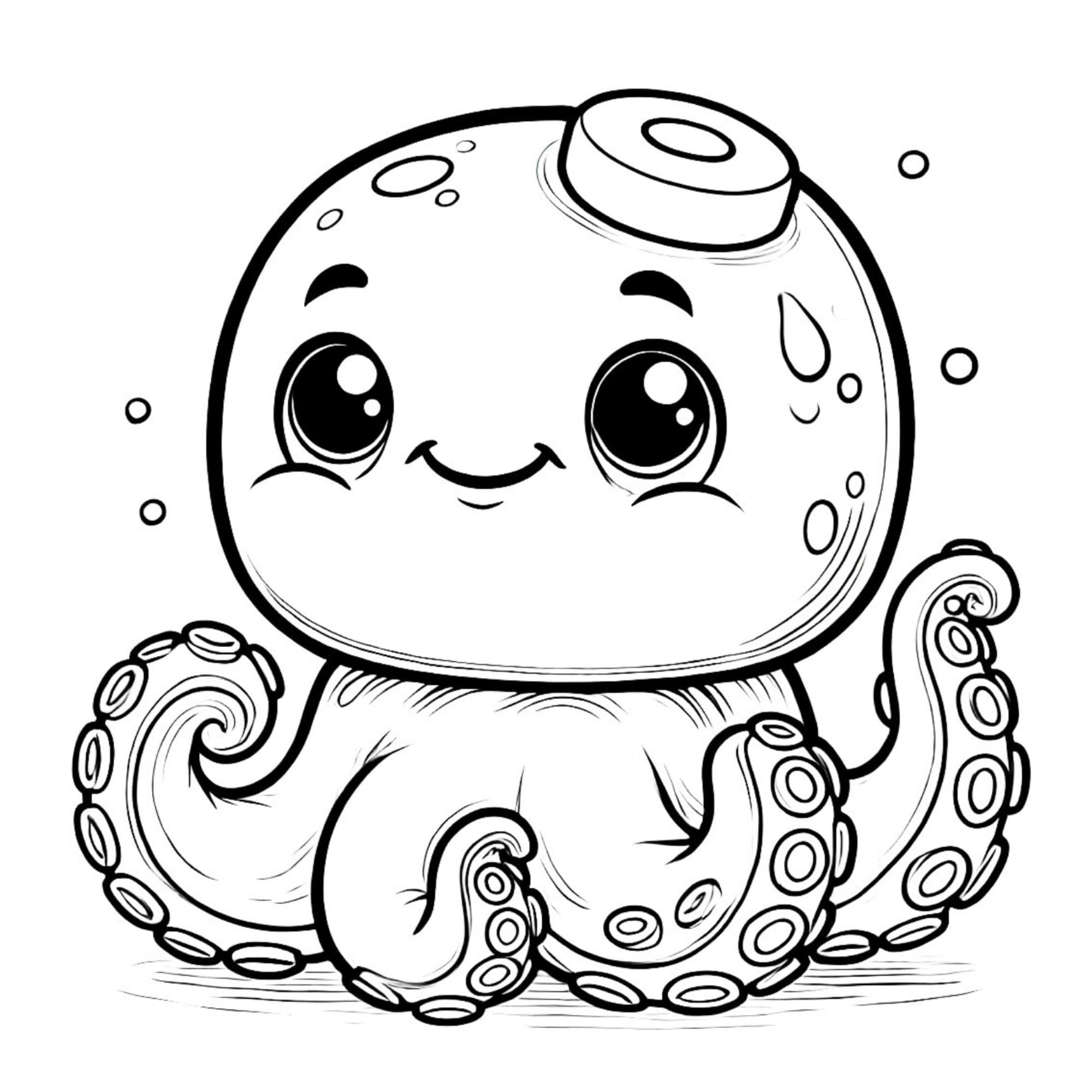 Squishy Friends Coloring Pages - Etsy