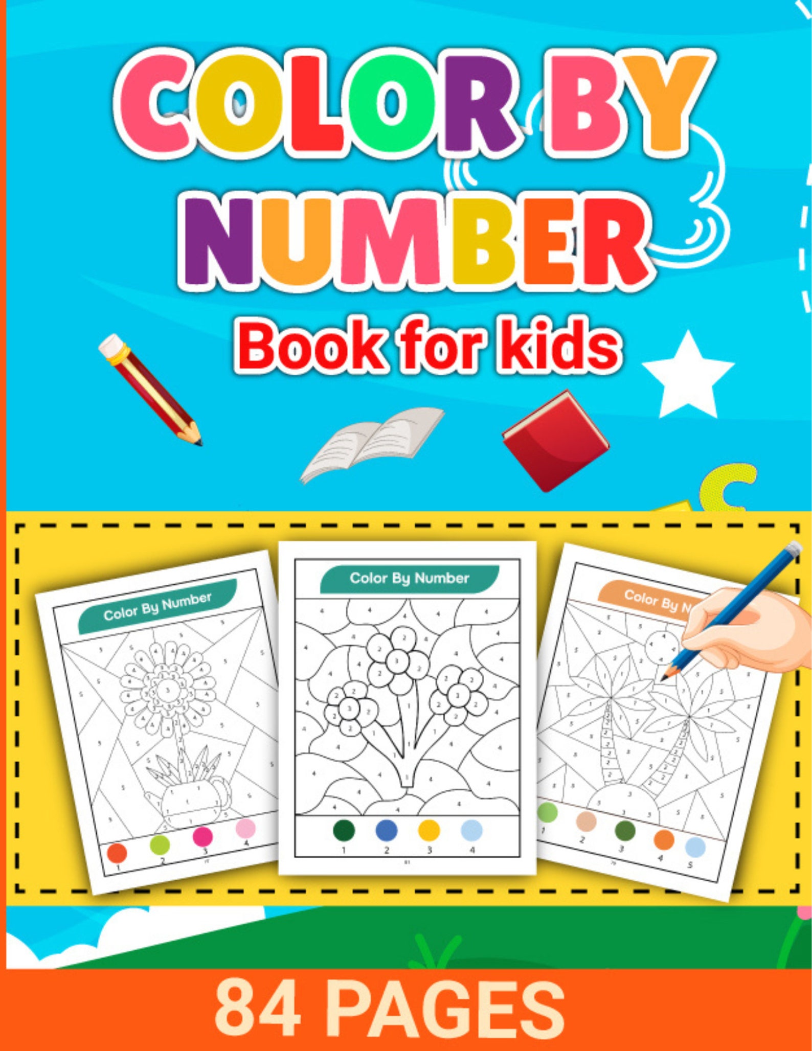 Mega Bundle Summer Fun Activity for Kids Color by Number Dot to Dot ...
