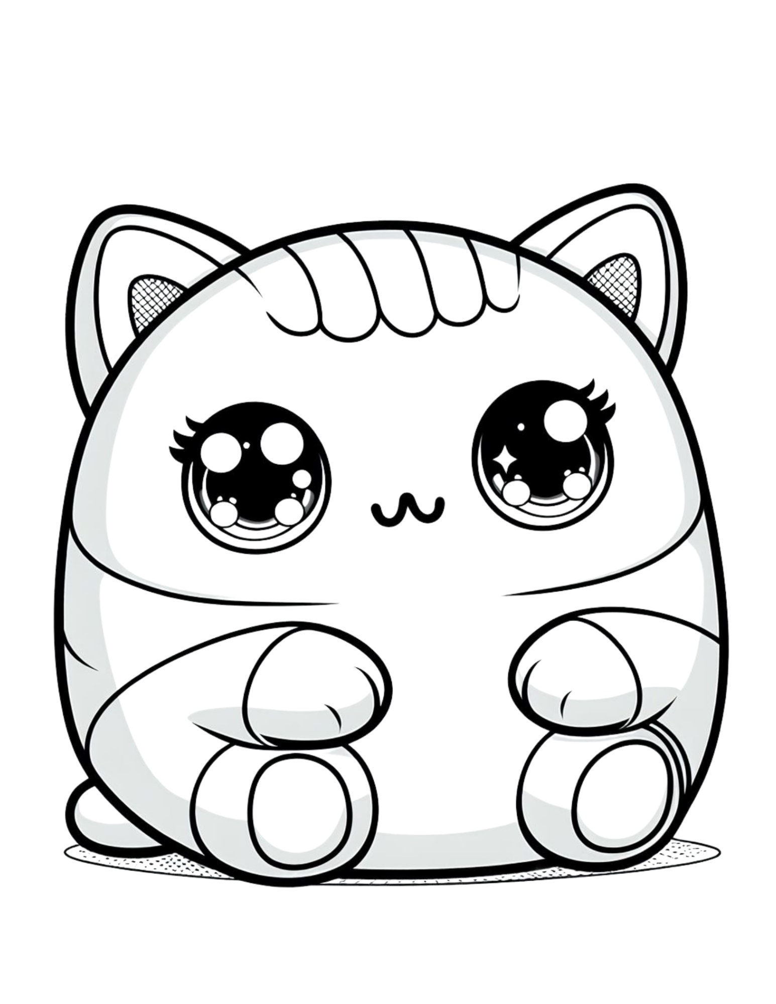 50 Squishy Friends Coloring Pages - Etsy