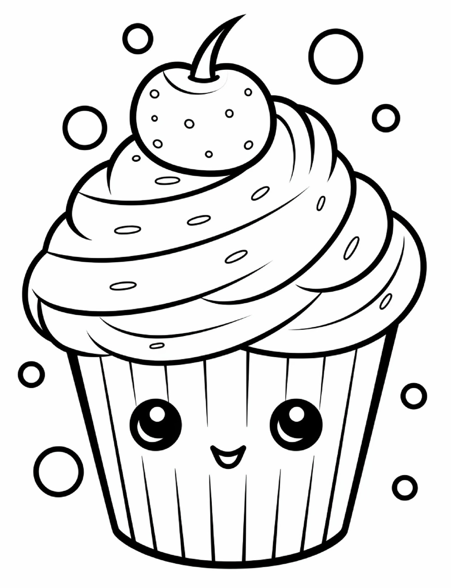 50 Kawaii Cute Foods Coloring Pages - Etsy