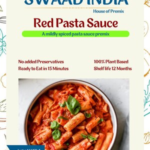 Red Tomato Pasta Sauce Powder Premix, Just Add Milk & Pasta, No ...