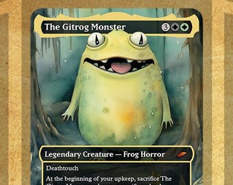 Thalia and the Gitrog Monster LANDFALL SACRIFICE Magic MTG Commander ...