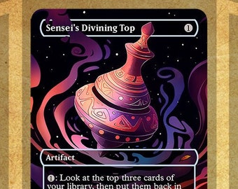 Sensei's Divining Top MTG Life Counter Magic the Gathering - Etsy