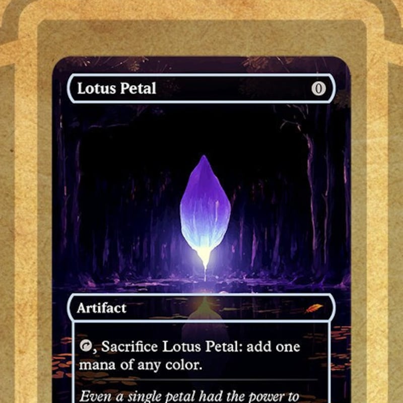 Black Lotus Mtg Playmat - Etsy