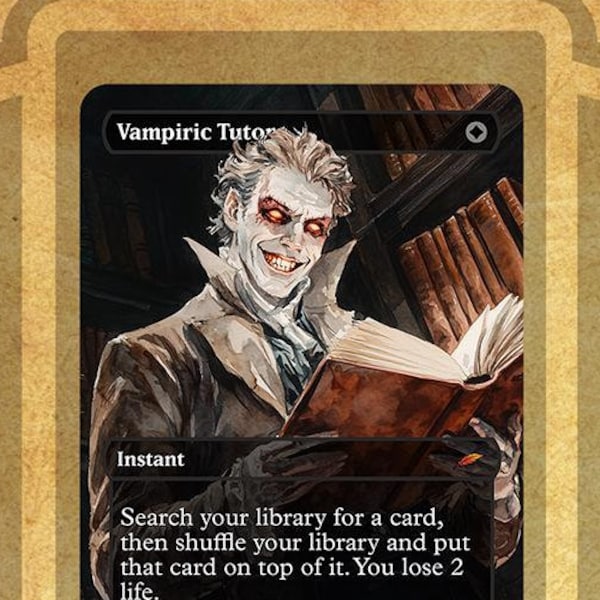 Vampire Cards - Etsy