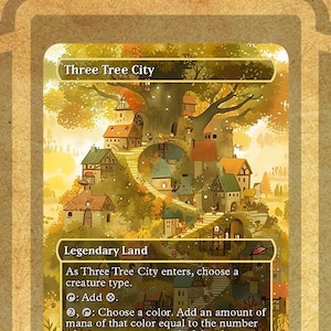 Mtg Three Tree City Proxy - Etsy
