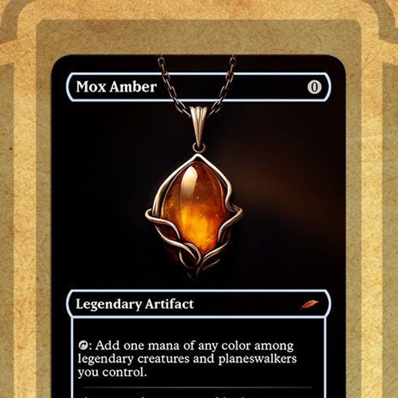 Mox Amber Mtg Proxy - Etsy
