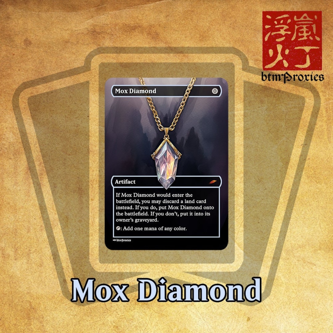 MTG Mox Diamond Proxy - Etsy