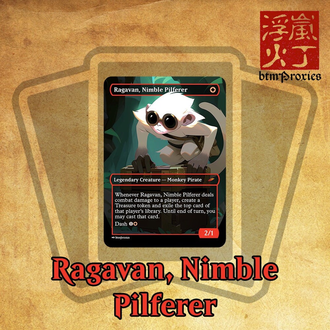 MTG Ragavan, Nimble Pilferer Proxy - Etsy