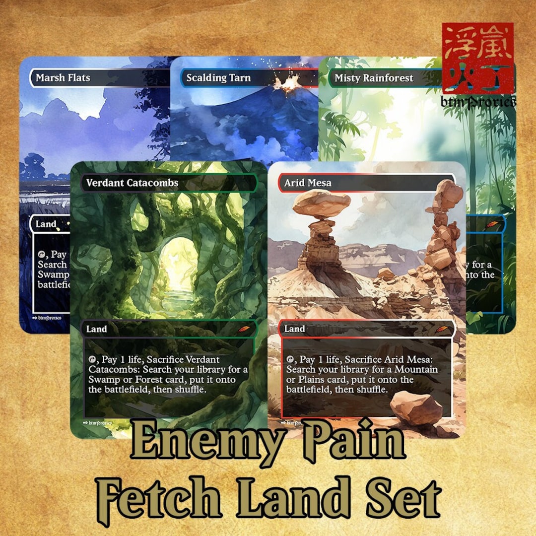 Enemy Pain Fetch Land Proxies - Etsy