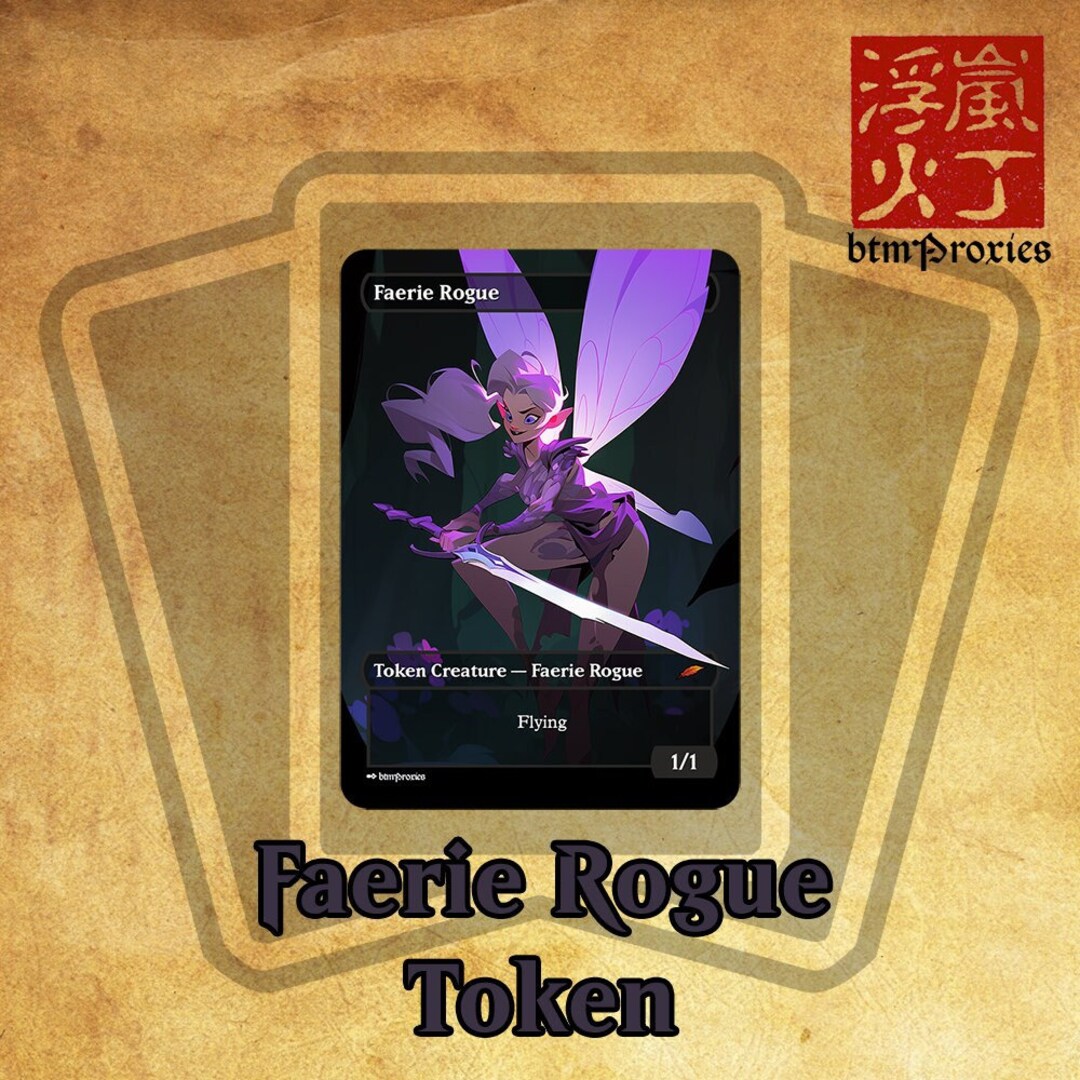 Faerie Rogue Token - Etsy
