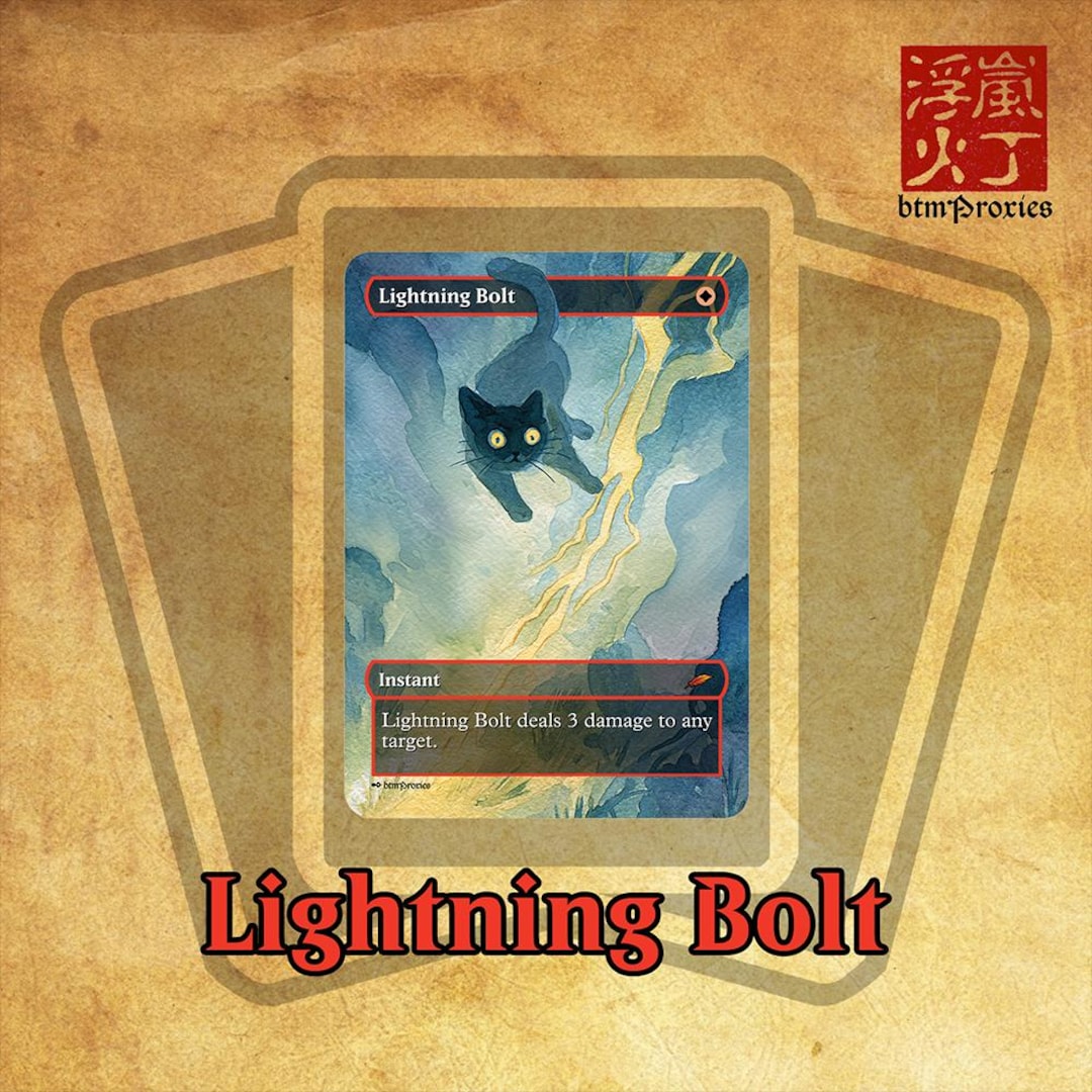 Cat Lightning Bolt Proxy - Etsy