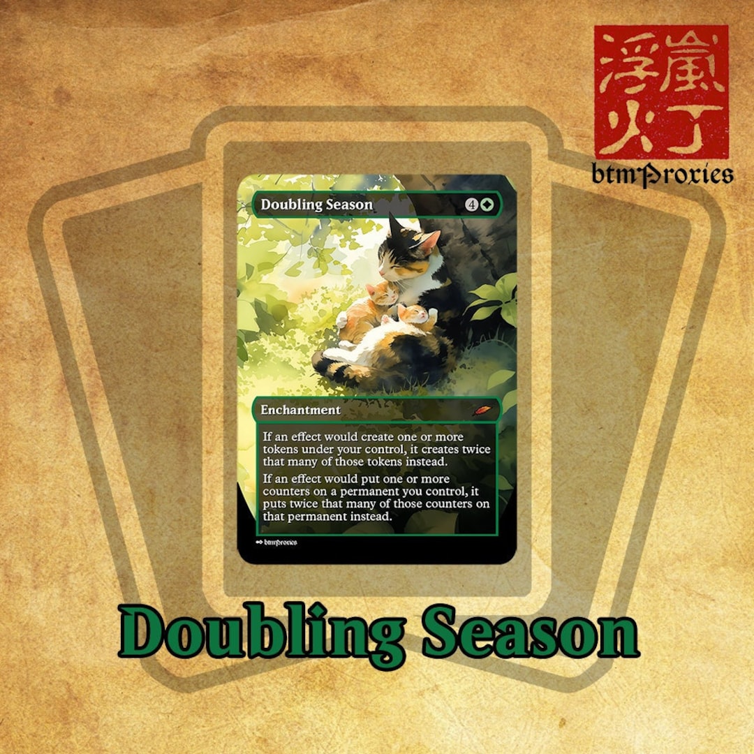 Kitty Doubling Season Proxy - Etsy