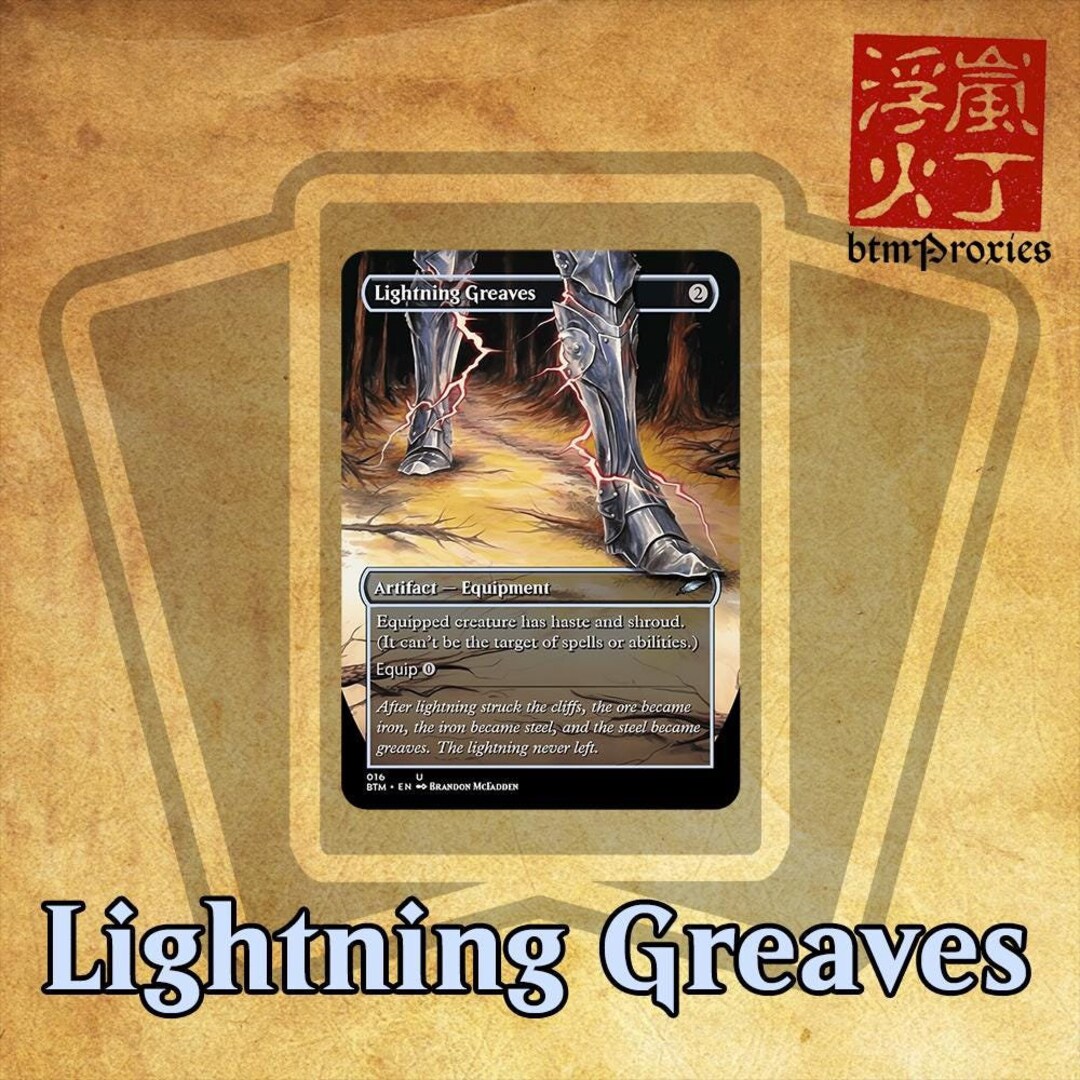 Lightning Greaves Proxy - Etsy