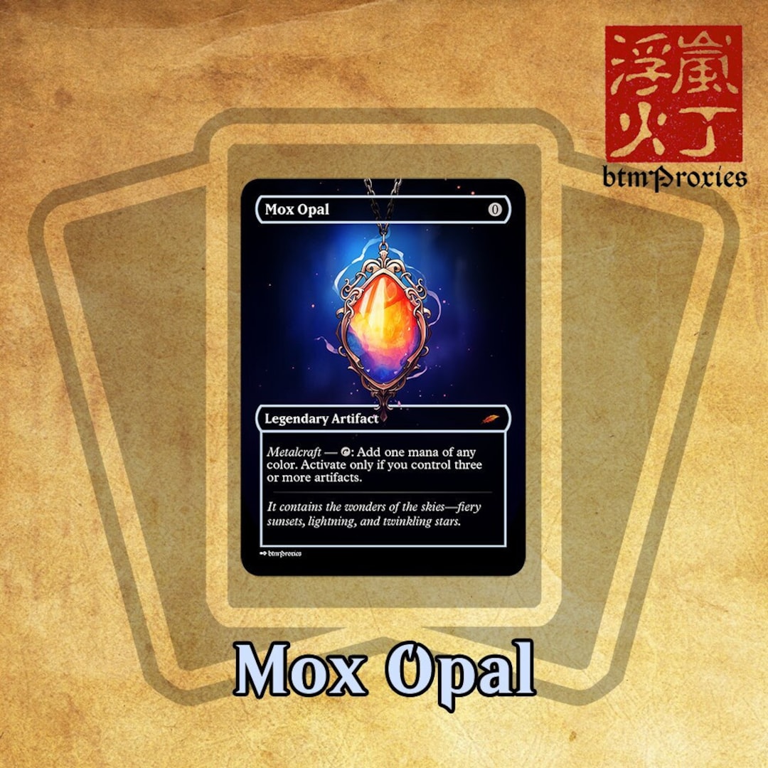 MTG Mox Opal Proxy - Etsy