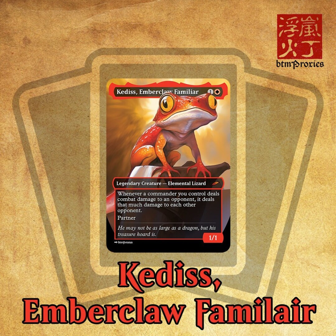 MTG Kediss, Emberclaw Familiar - Etsy