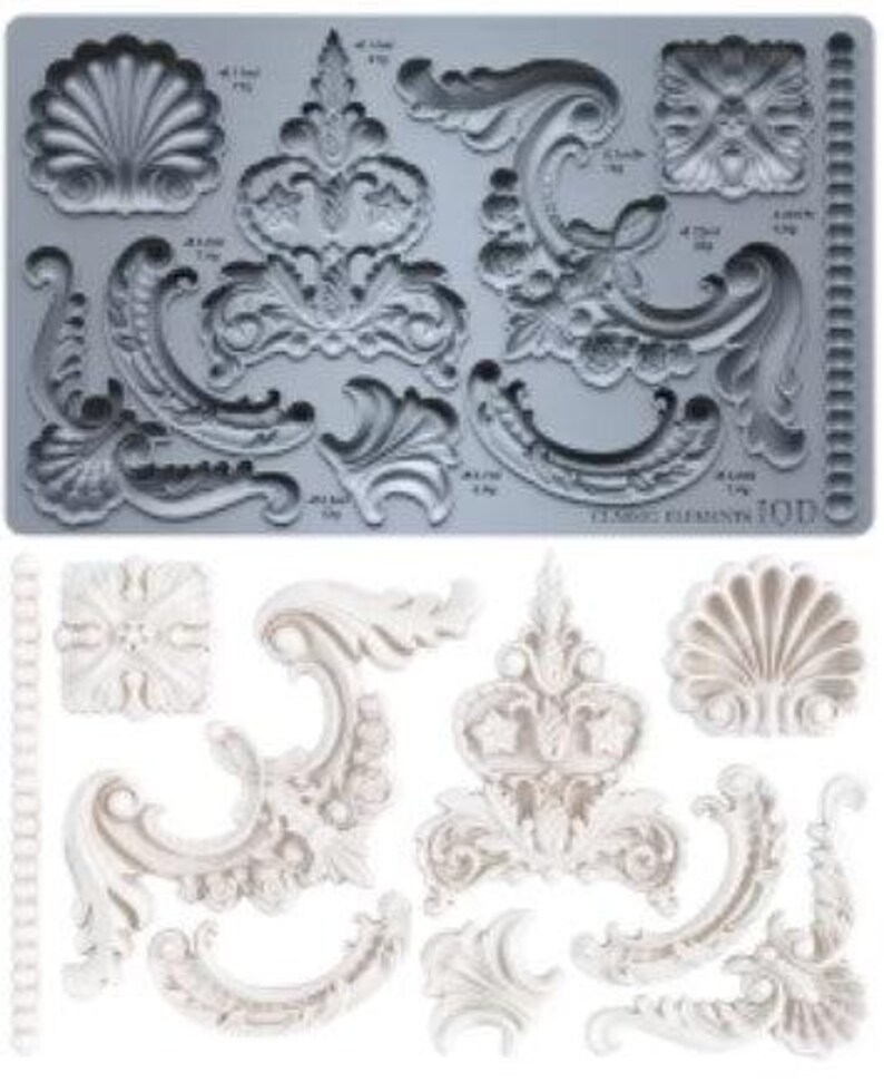 Iron Orchid Designs - Classic Elements Mould - Etsy