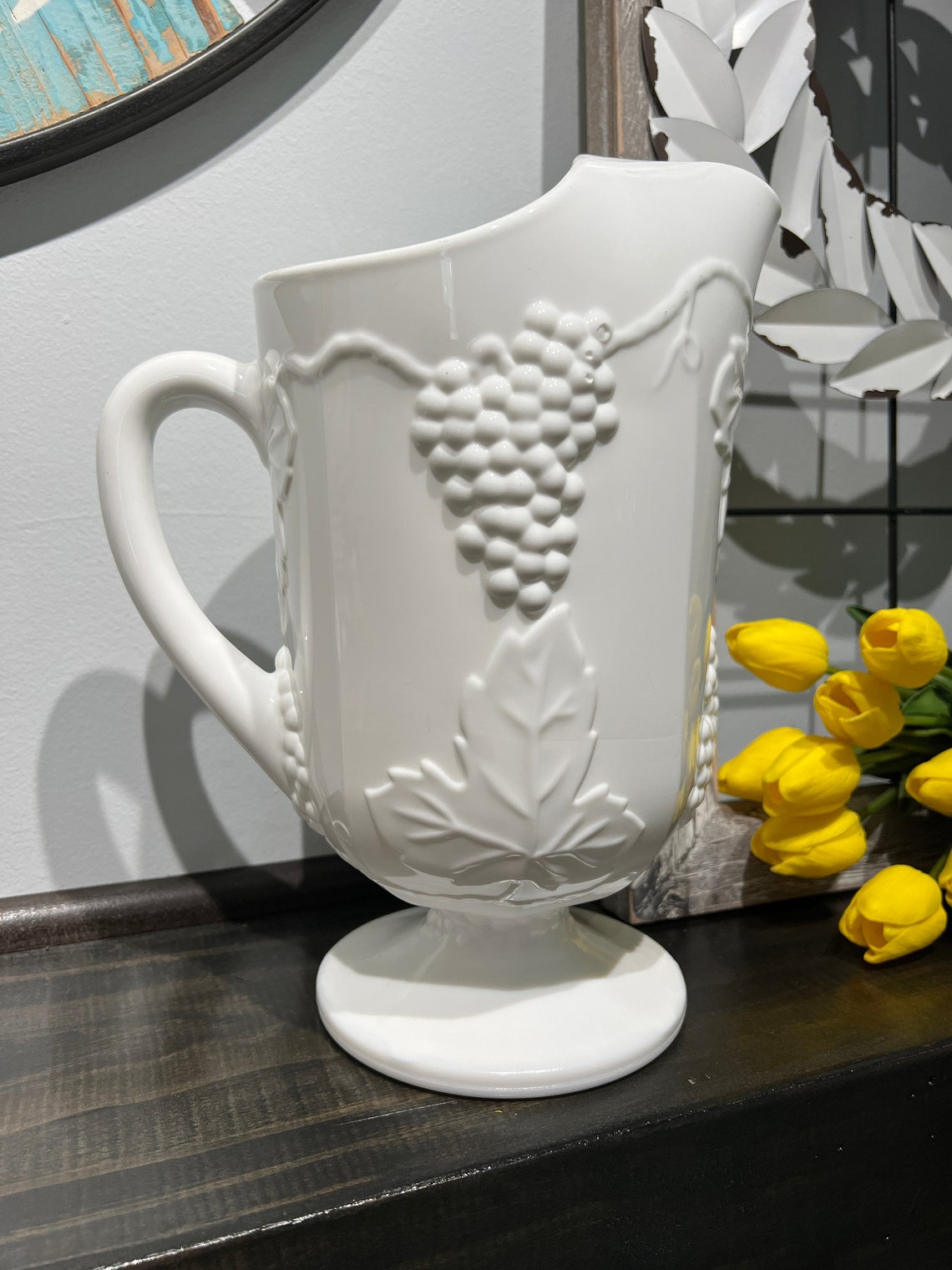 Indiana Glass Colony Lancaster Pitcher - Etsy