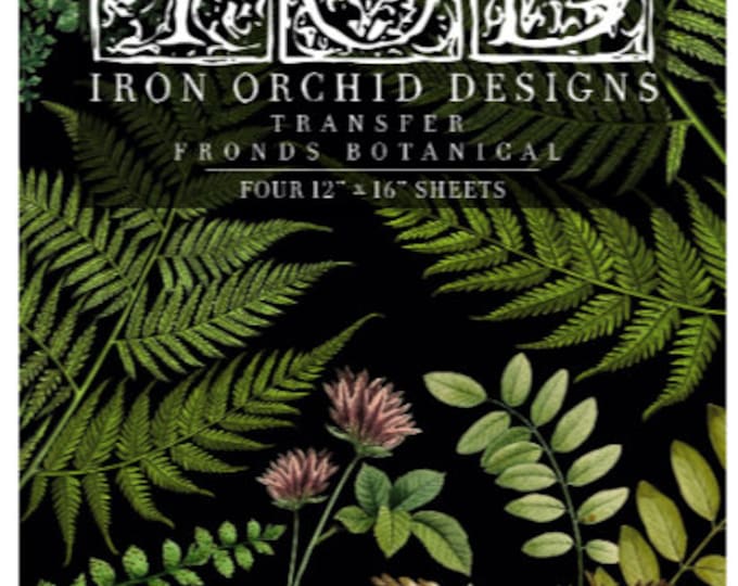 Iron Orchid Designs Fronds Botanical Transfer for Furniture & Home ...