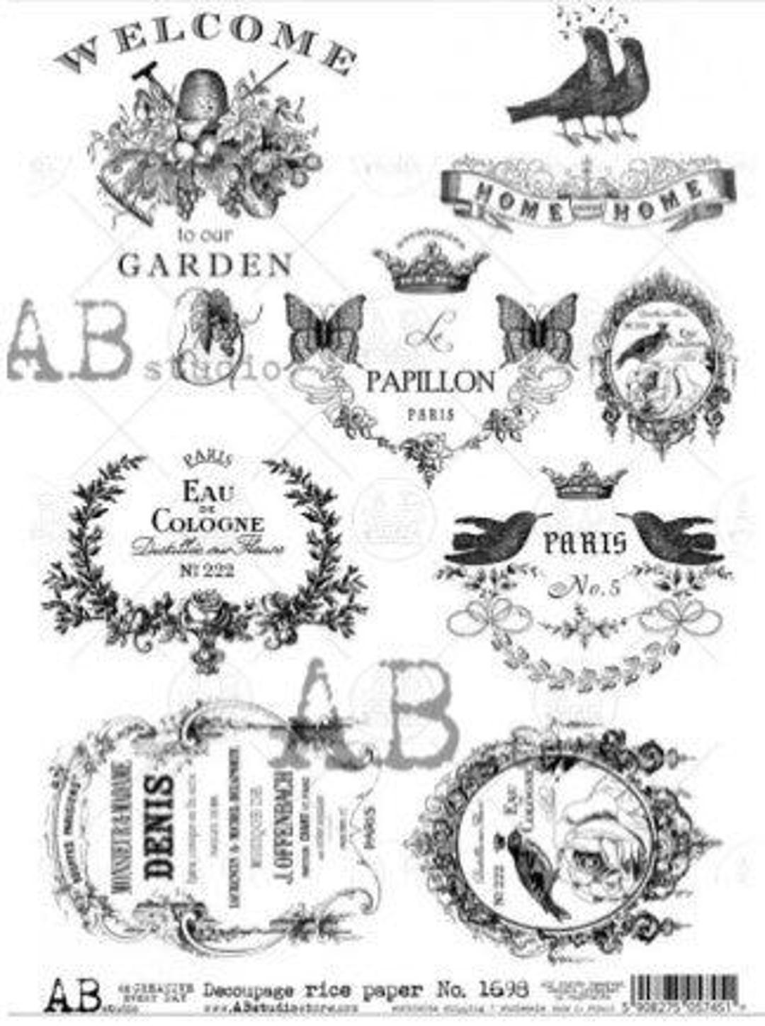 AB Studios Labels 1698 - Etsy