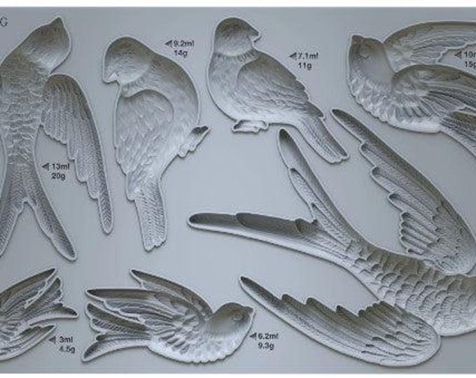 Iron Orchid Designs Classic Elements Mould | Decorative Craft Mold for ...