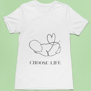 Choose Life, Pro Life Shirt, Human Rights Crewneck, Christian T-shirt ...