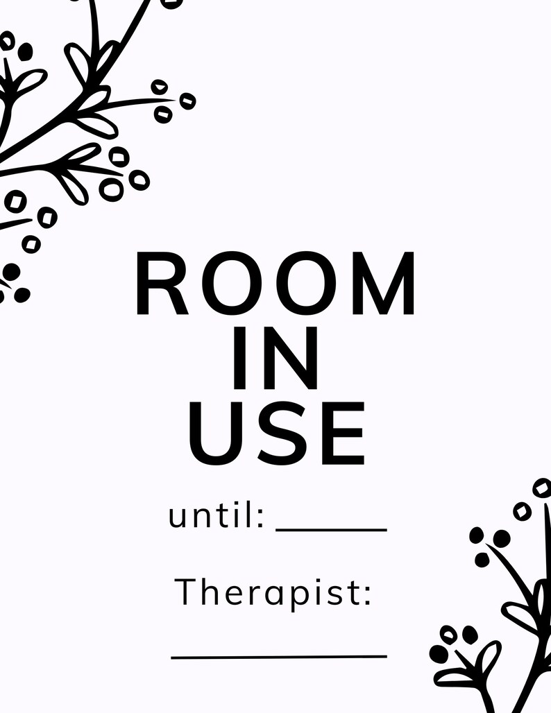 Room in Use Signs - Etsy