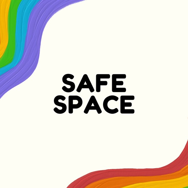 Safe Space Sign - Etsy
