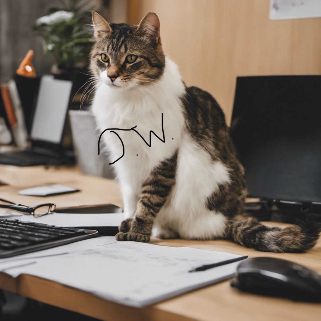 Cats at Work - Etsy