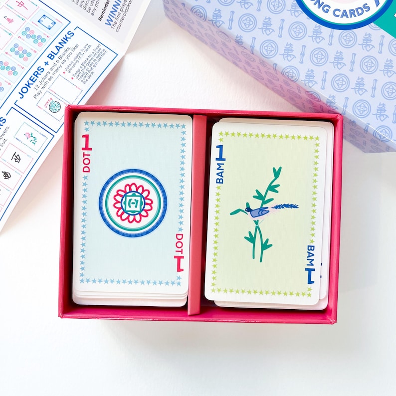 Classic American Mahjong Playing Cards Set. Easy to Learn, Fast to Play ...